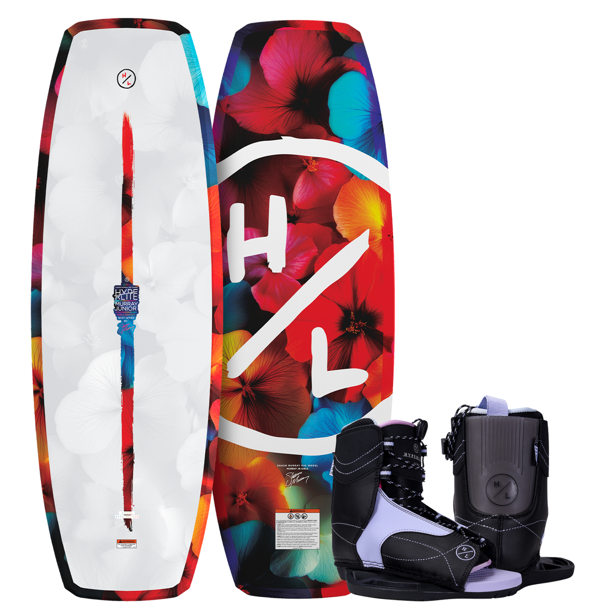 2026 Hyperlite Girl's Murray Jr. Wakeboard with Jinx Bindings ...